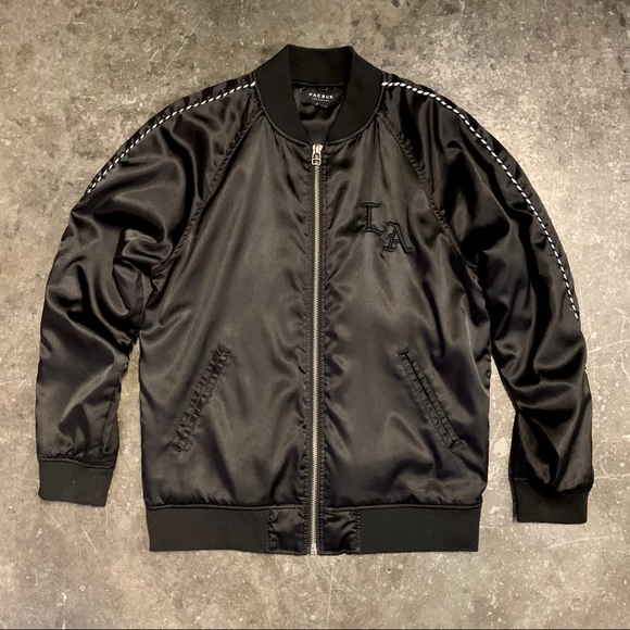 PacSun | Jackets & Coats | Pacsun Black Bomber Jacket Mens L | Poshmark